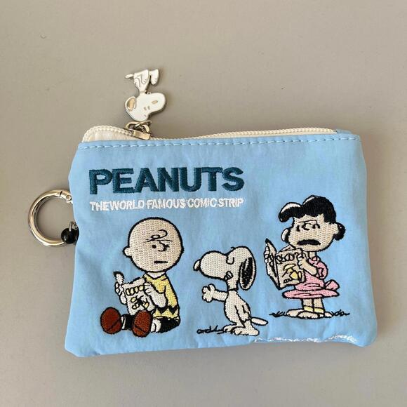 Other | Peanuts Snoopy Character Embriodered Key Card Holder New | Poshmark